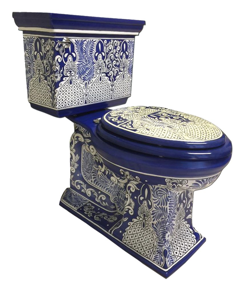 Hand Painted Toilets – Atlantis Porcelain Sink